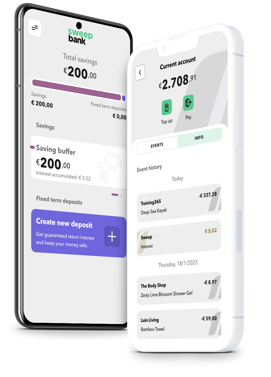 Current and Saving accounts that grow your balance - Saving | SweepBank