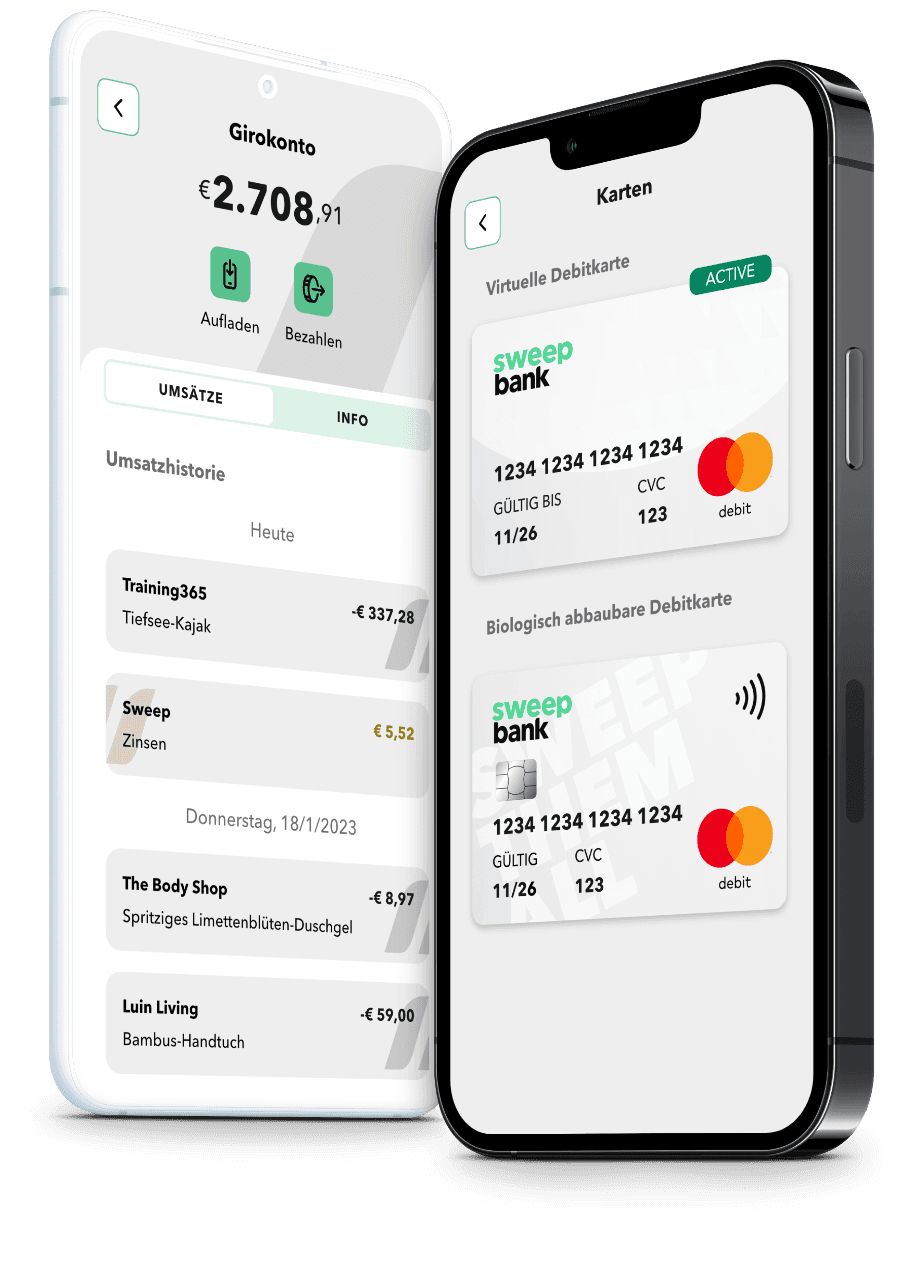 Sweep dir die neue Banking App! | SweepBank Deutschland